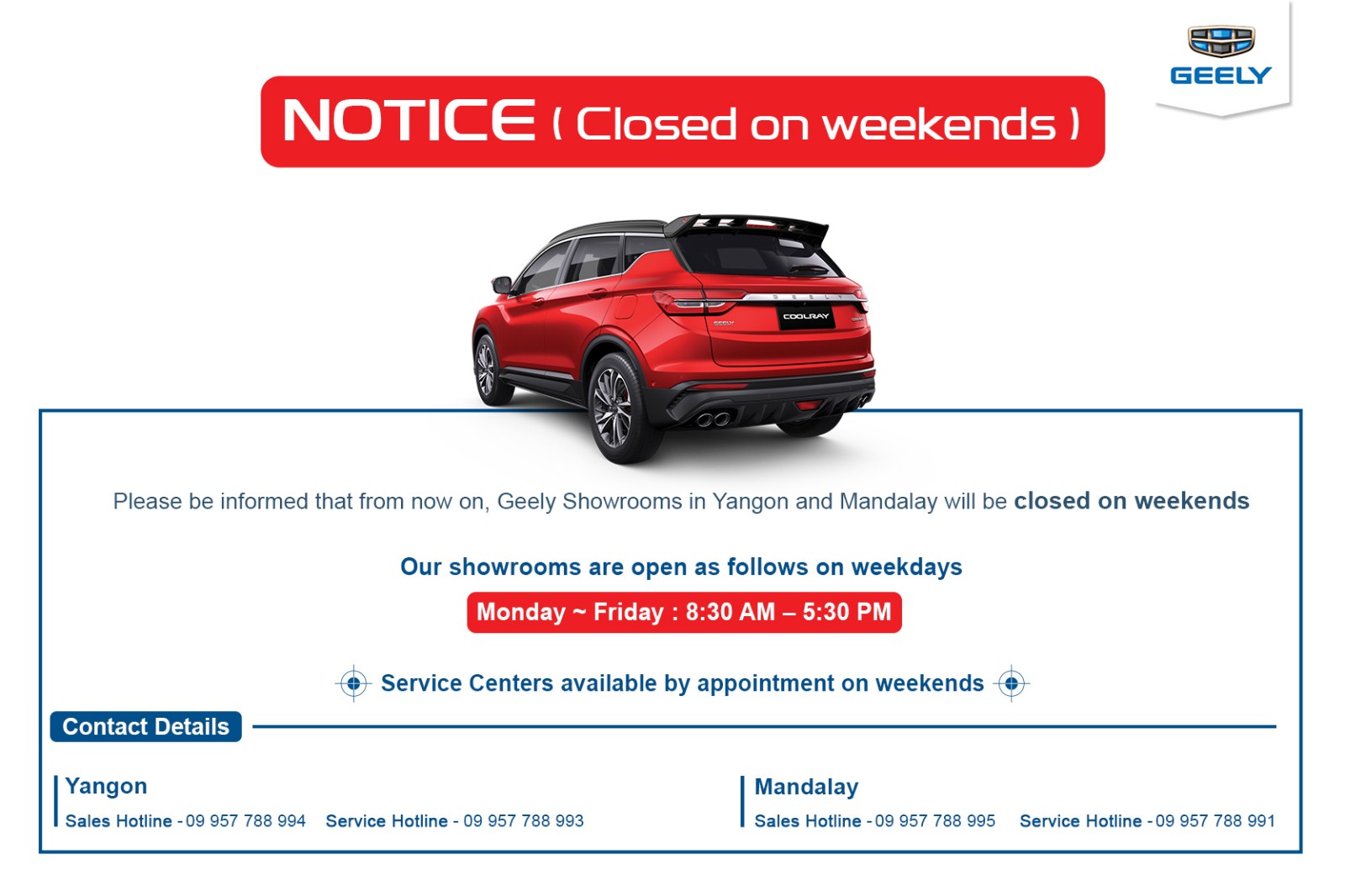 2022 – Geely Cambodia